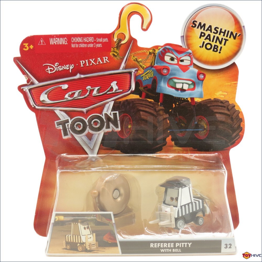 Disney Pixar Cars Toon Referee Pitty With Bell 2010 Mattel V0677 1in ...