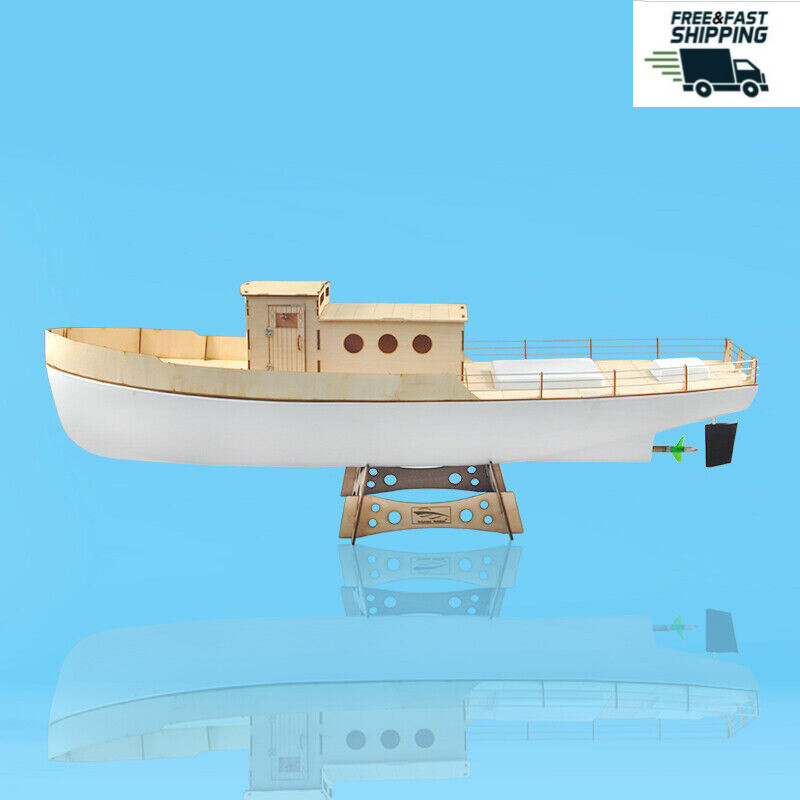 RC model fishing boat NAXOS motor yacht - FRP Hull and Plywood Boat DIY ...