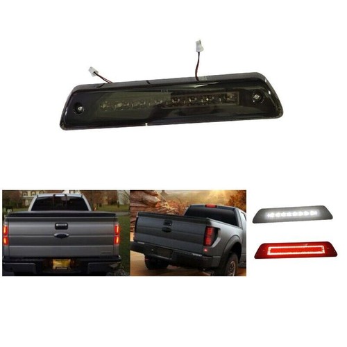 Fit For 2009-2014 Ford F150 Smoked LED 3rd Third Brake Cargo Lamp Light ...
