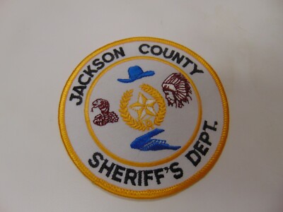 LAW ENFORCEMENT PATCH SHERIFF OLDER ORIGINAL JACKSON COUNTY SHERIFFS ...