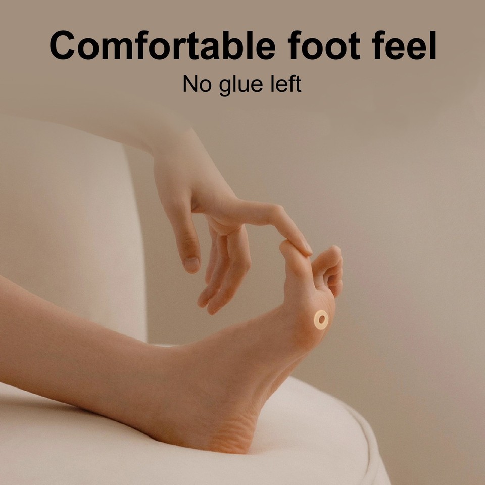 120 pcs Callus Foam Cushion Foot Corn Wart Pads Self-Stick Toe Spacer ...