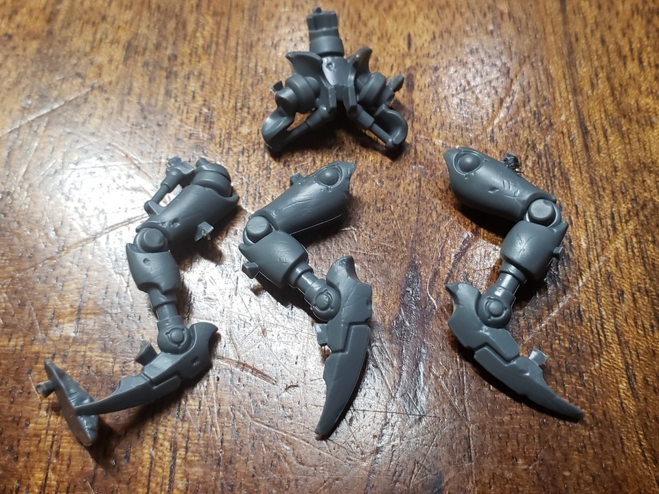 Warhammer 40k Necron Bits Hexmark Destroyer Biomechanical Legs Set #13 ...