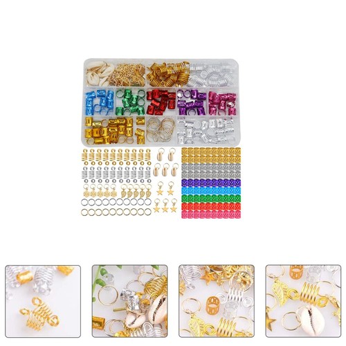 150Pcs Dreadlocks Braiding Rings Dreadlock Jewelries Adornments | eBay UK