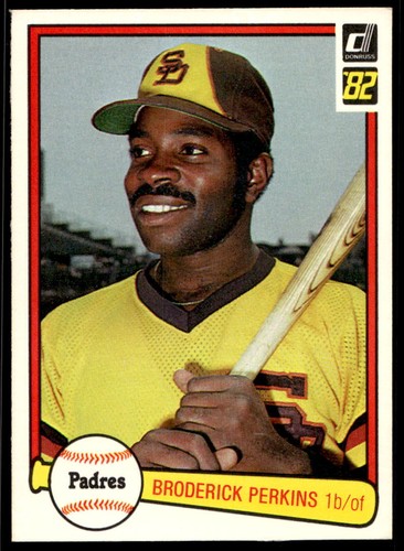 1982 Donruss 397 Broderick Perkins San Diego Padres Baseball Card | eBay