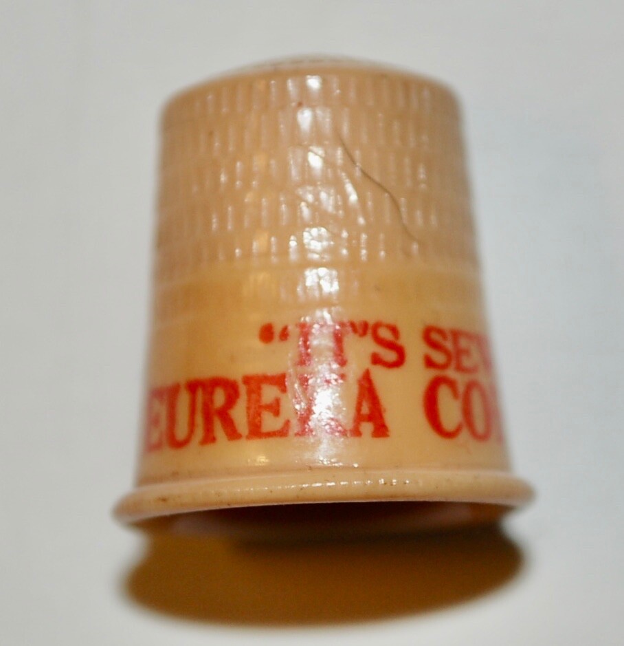 Vintage Advertising Thimble- Eureka Coffee & Tea | eBay