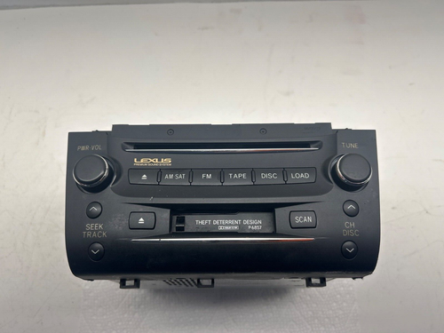 OEM RADIO AM FM SAT CD PLAYER 2006 2007 LEXUS GS300 GS350 GS430 86120 ...