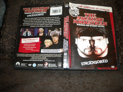 The Amazing Jonathan: Wrong on Every Level Uncensored (DVD 2006) Stand ...