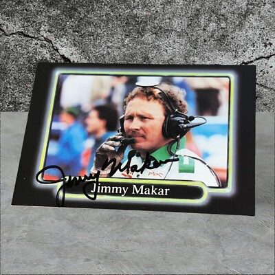 Jimmy Makar KODIAK CHAMP WINSTON CUP VINTAGE signed NASCAR card 1990 ...