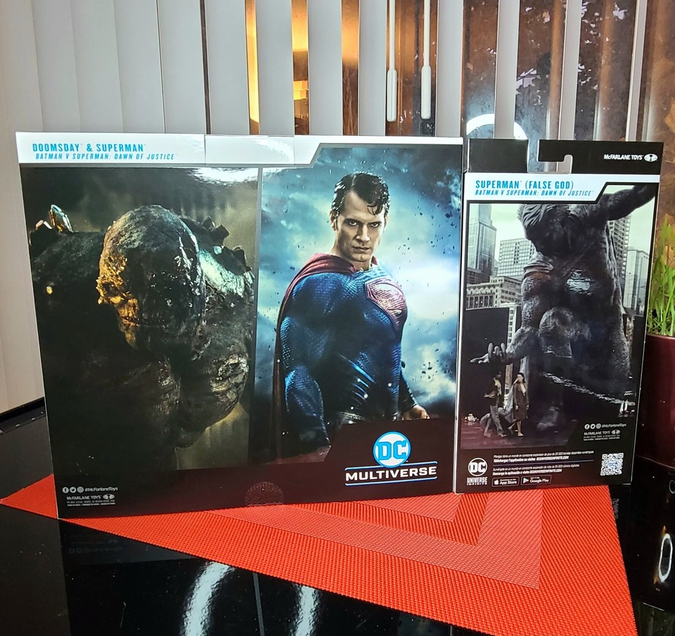 McFarlane DC Multiverse BvS Dawn of Justice Figures & Doomsday v ...