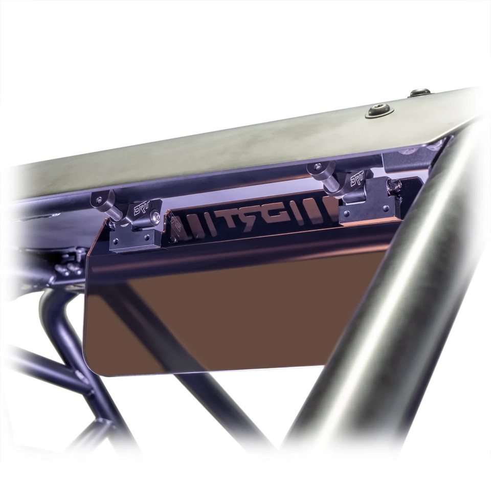 DRT Universal 1-3/4" UTV SXS Sun Visor Kit RZR Pro Turbo KRX Talon ...