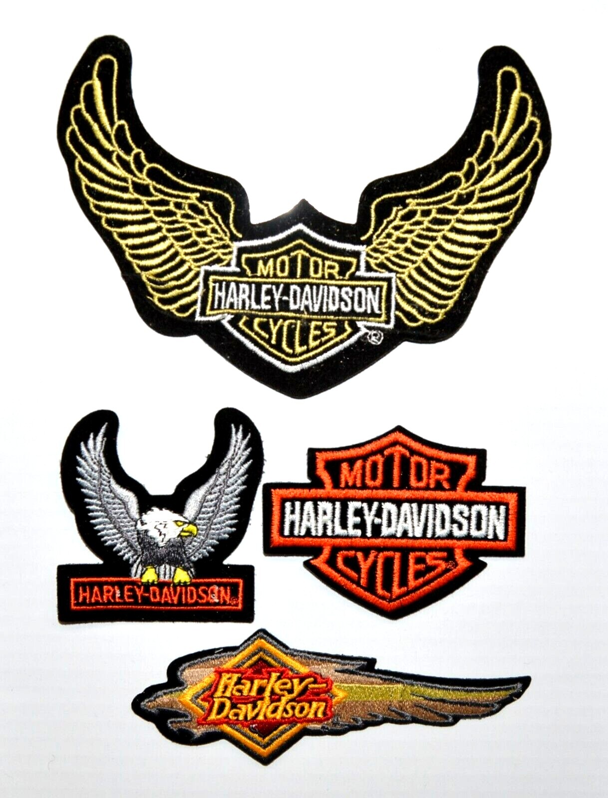 Harley Davidson LOGO Motorcycle Embroidered CREST Official Licensed ...