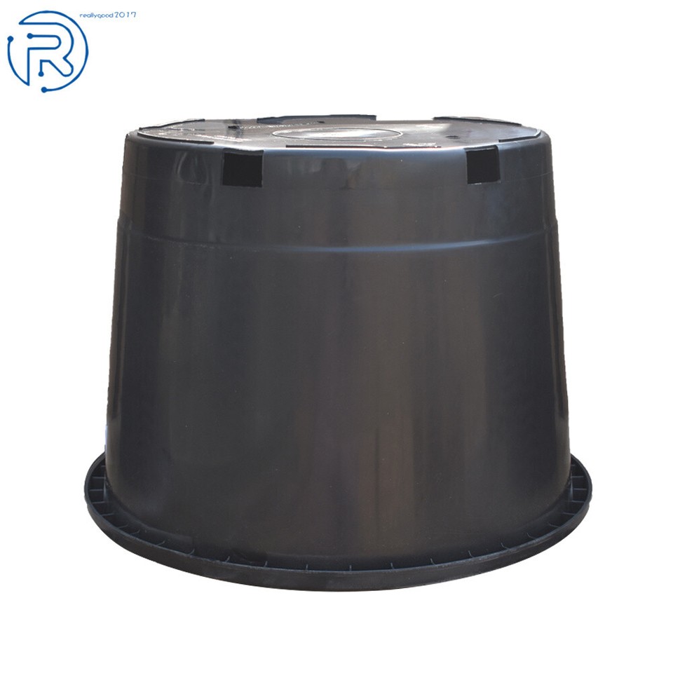 5 Pack Premium 10 Gallon Black Plant Injection Mold Nursery Pots Round ...