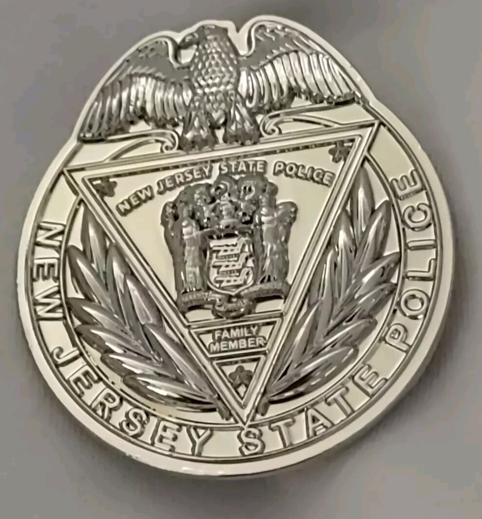 New Jersey State Police Badge NJSP New Jersey State Police