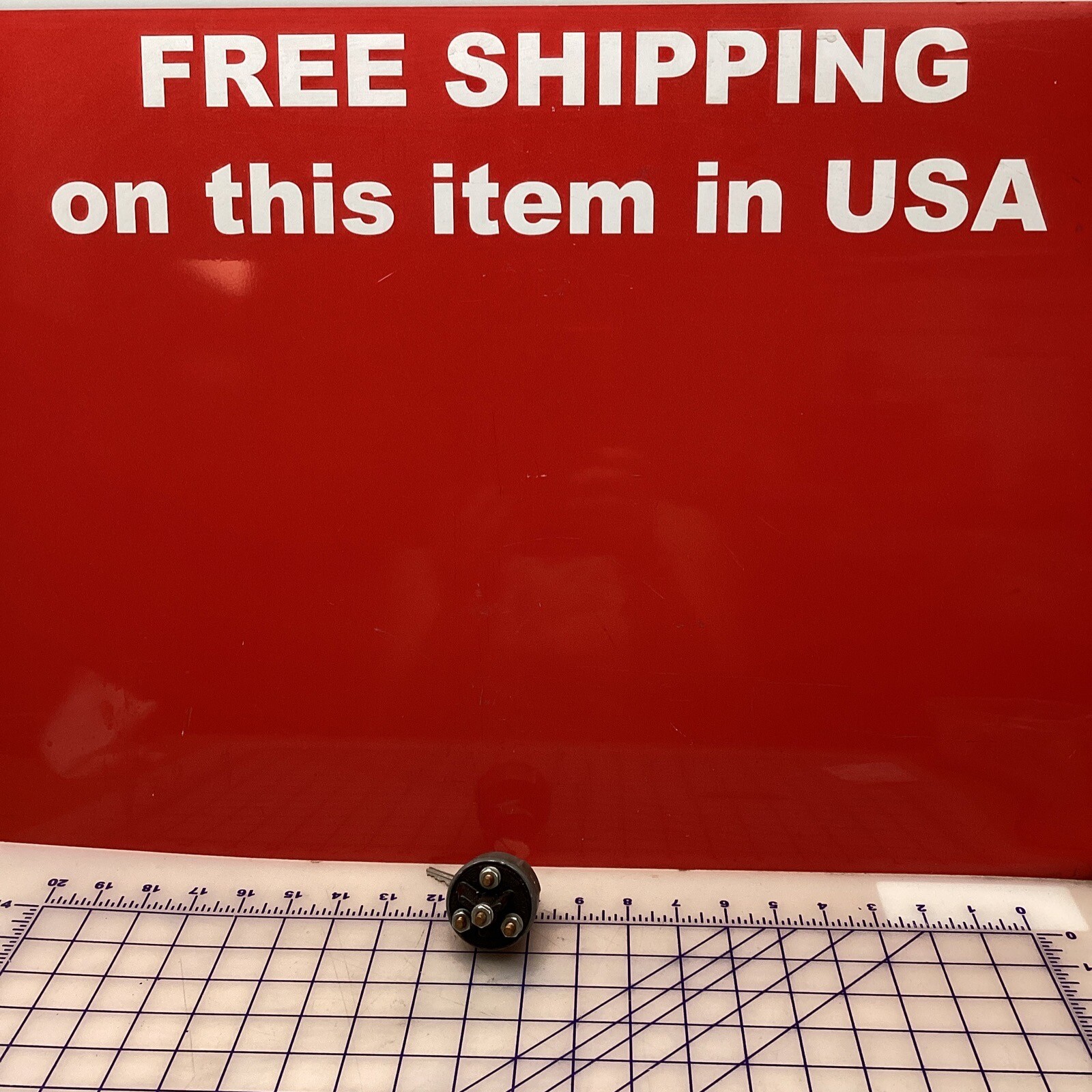 Pollak Pat. 4292483 Ignition Switch With Key From Hyster J35xmt2 ...