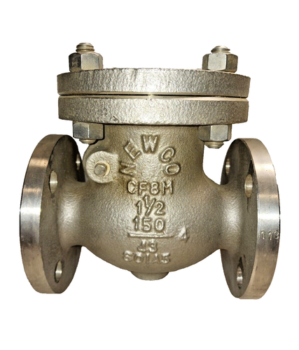 NEW NEWCO 1-1/2" 316 SS CHECK VALVE CF8M 275 PSI 37-F | eBay