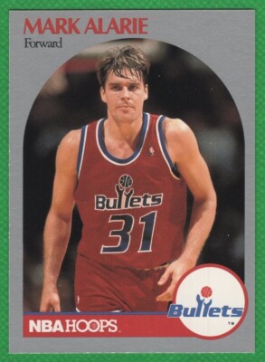 Mark Alarie - 1990-91 NBA Hoops #295 - Washington Bullets Basketball ...