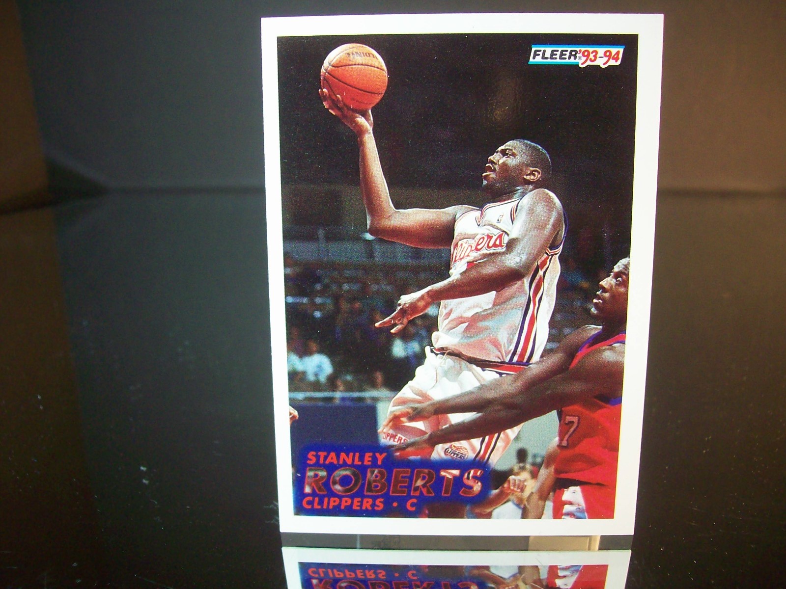 Stanley Roberts Fleer 1993 Card #95 Los Angeles Clippers NBA Basketball ...