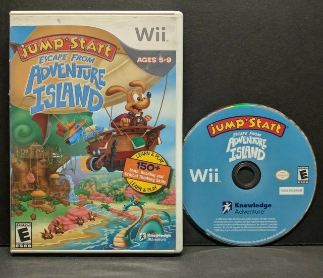 JumpStart: Escape From Adventure Island (Nintendo Wii, 2009) No Manual ...