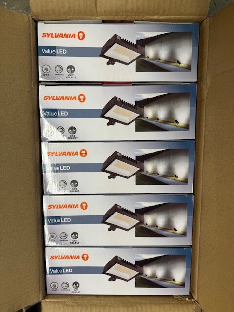 5 Sylvania 61325 FLOODLT1A/015UNVD8SC2/WF/BZ 15W 120/277V Slim Bronze 3 ...
