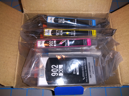 902XL Black & Color YMC xl LxTek Compatible Ink Cartridge Replacement ...