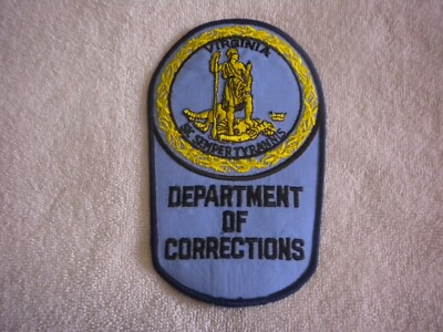 Department of Corrections Virginia Cloth Patch | eBay