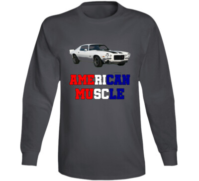 American Muscle Classic Camaro Car Long Sleeve Gift Long Sleeve T Shirt ...