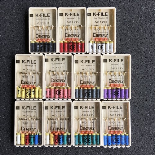 Dentsply Maillefer K-file Endodontic stainless steel 31mm All sizes ...