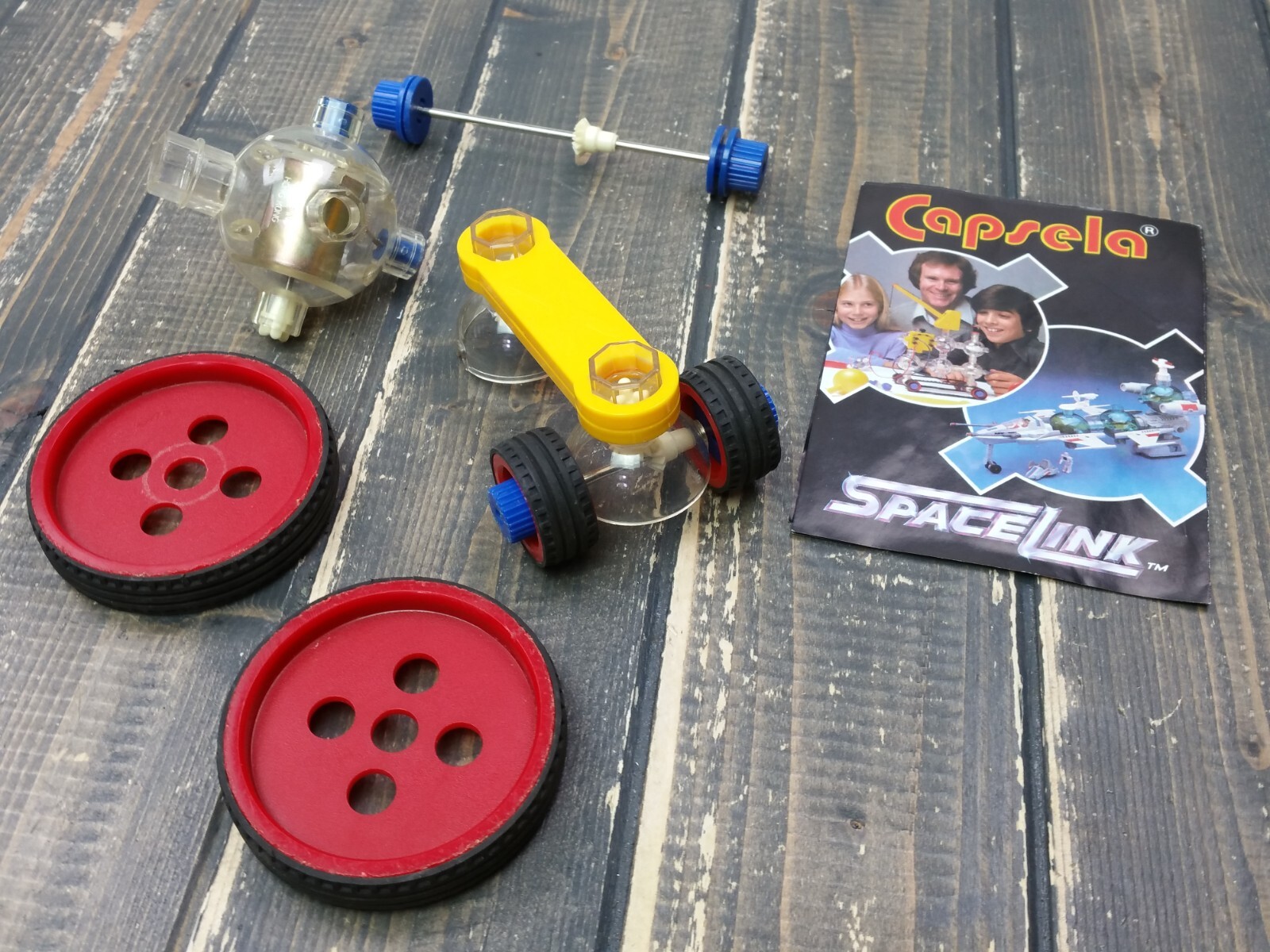 Vintage Capsela Motorized Action Building Toy Construction Set 250 for ...