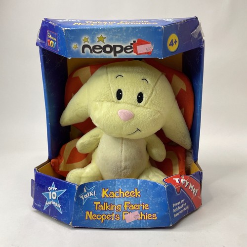 NEW Neopets Yellow Kacheek Interactive Talking Plush 2003 Thinkway Toys ...