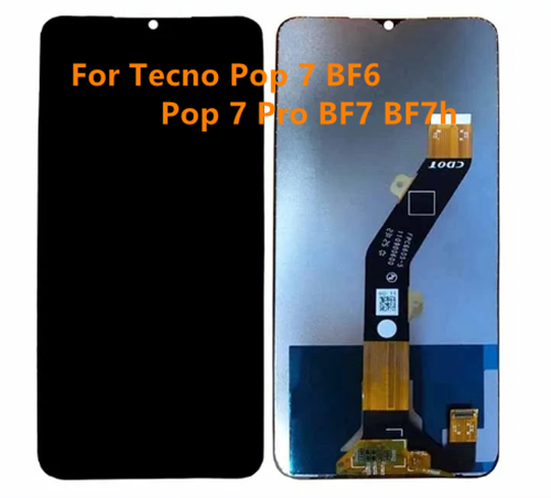 Touch Screen +LCD Display Assembly For Tecno Pop 7 BF6 /Pop 7 Pro BF7 ...