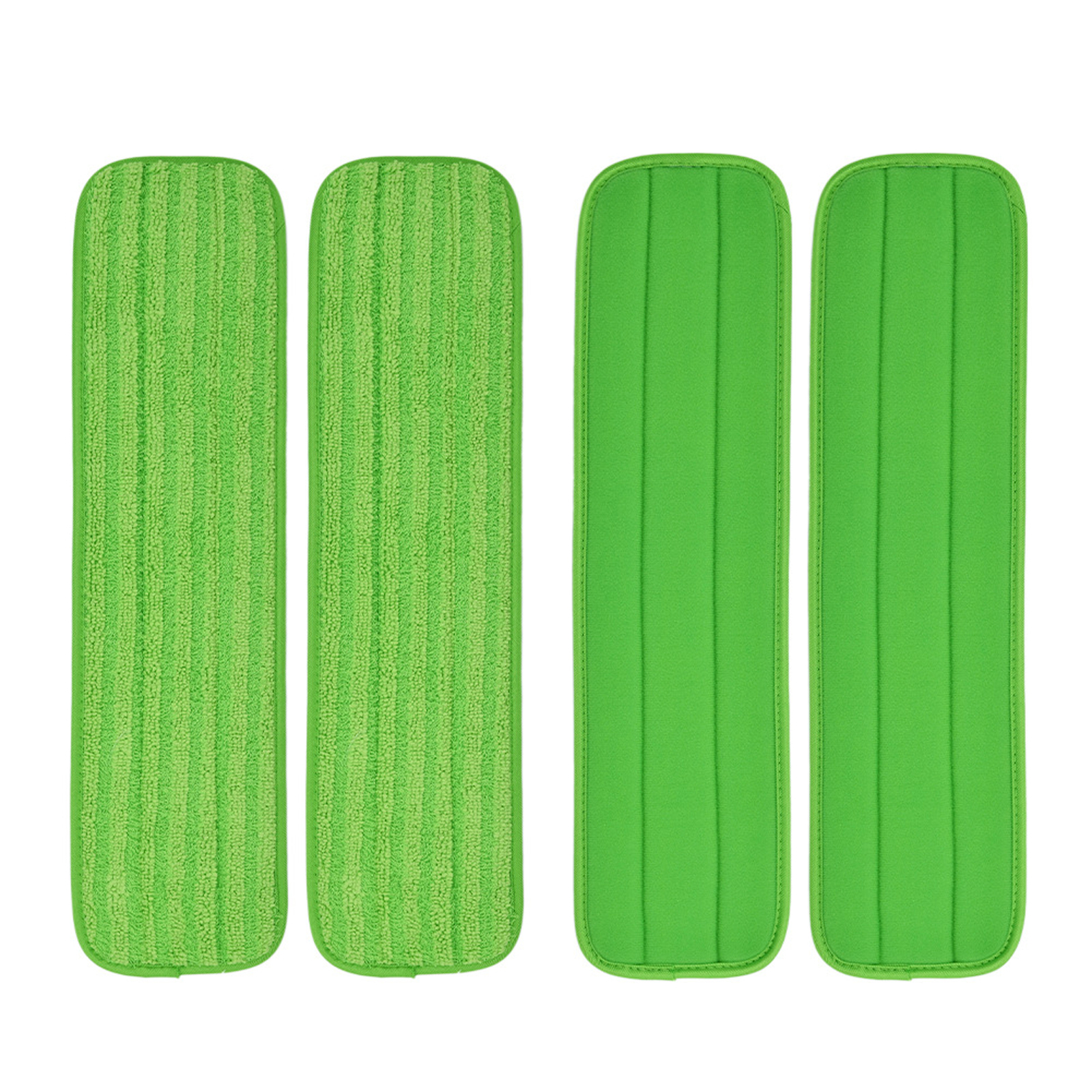4pcs Home Soft Mop Pad Floor Cleaning Flat Reusable Washable Wet Dry ...