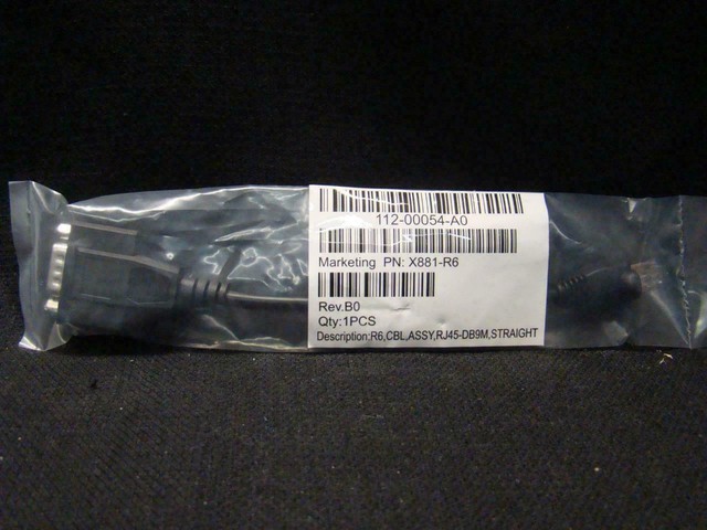 NetApp Console Serial Cable Adapter Rj45-db9 X881-r6 for sale online | eBay