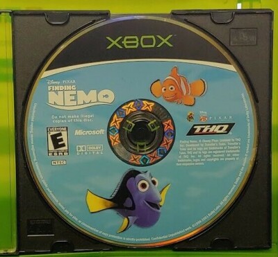 Disney Finding Nemo Pixar - Original OG Microsoft Xbox Game - Tested ...