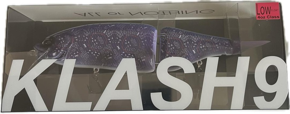 DRT KLASH 9 KLASH9 Low Float 4oz Low class Big Swimbait choose a color ...
