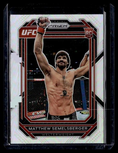 2023 Panini Prizm UFC - Matthew Semelsberger Silver Prizm Rookie Card ...