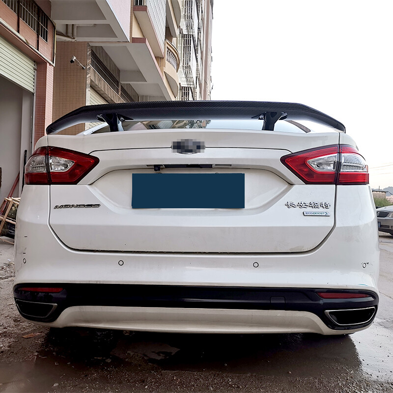 Trunk Spoiler Carbon Surface Rear Wing Spoiler For Ford Mondeo Fusion ...