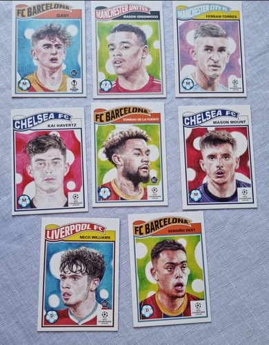 Topps Living Set 8 card lot bundle Gavi rookie Havertz Mount Mount ...