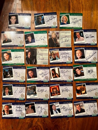 Lot of 23 CSI STRICTLY INK autographed chase cards | eBay