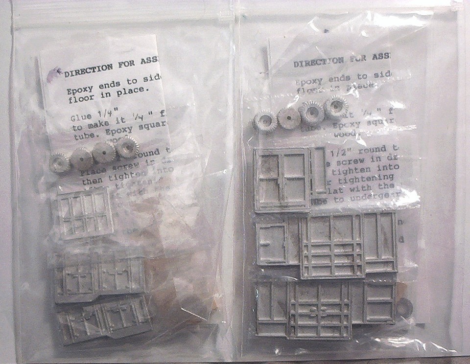 8X CIRCUS TRAIN MINIATURES CTM 121-28 LTD ED DIECAST METAL WAGON KITS ...