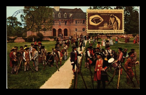 US MAXI CARD HAT MAKER COLONIAL AMERICAN CRAFTSMEN FIRST DAY ISSUE | eBay