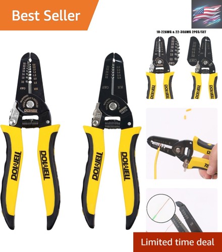 Multi-Function Wire Stripper and Cutter Pliers with Safety Lock ...