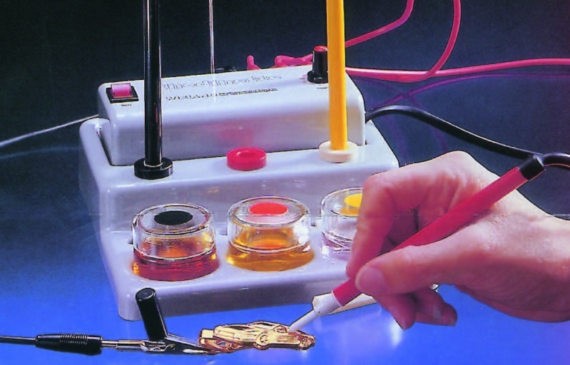 RHODINETTE PEN PLATING MACHINE PEN PLATER JEWELRY ORIGINAL BY WIELAND ...