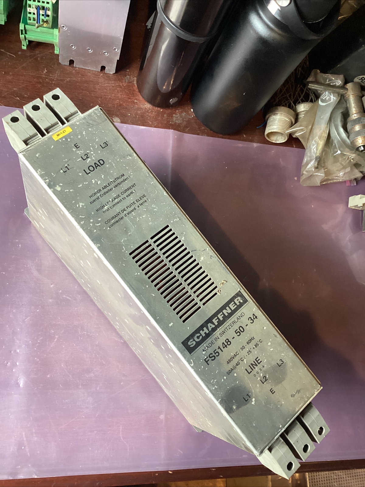 Schaffner FS5148-50-34 Line Filter Module | eBay