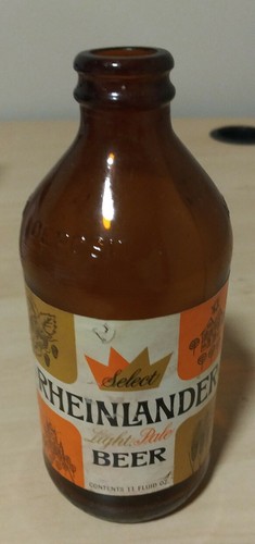 Vintage Rheinlander Lighter Pale Beer Bottle Seattle, WA No Deposit | eBay