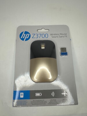 HP - Z3700 Wireless Blue LED Mouse - Wireless - Gold | eBay