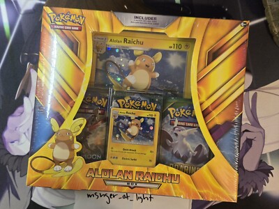 1x[ONE] Sealed Pokémon Alolan Raichu Box New Roaring Skies/Sun & Moon ...