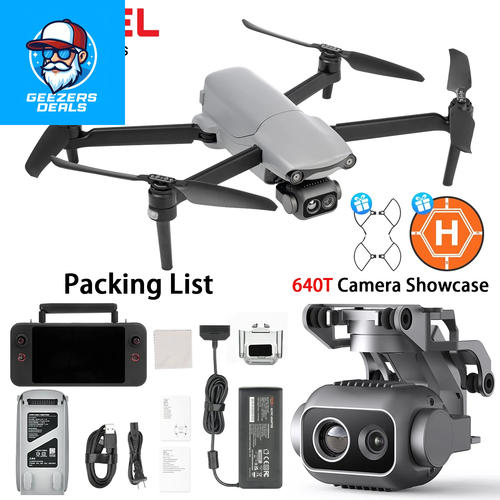 Autel EVO Lite 640T Enterprise Combo with Thermal Imaging and Smart ...