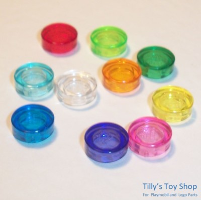 Lego 1x1 Smooth Round Tile - Clear - 98138 35380 - Pick Colour & Pack ...