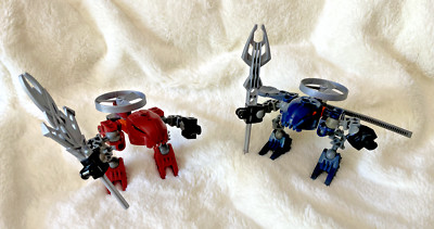 Lego Bionicles RAHAGA Norik 4877 & RAHAGA Gaaki 4868 Complete with ...