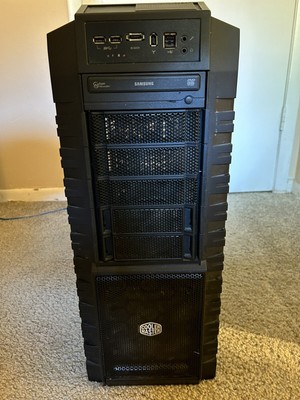 Cooler Master HAF 922 Mid Tower Computer Case & 1475 Watt Power Supply ...